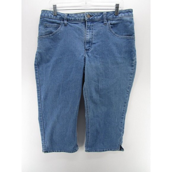 Lee | Jeans | Lee Riders Jeans 4 Mid Rise Capri Denim Cotton Stretch ...